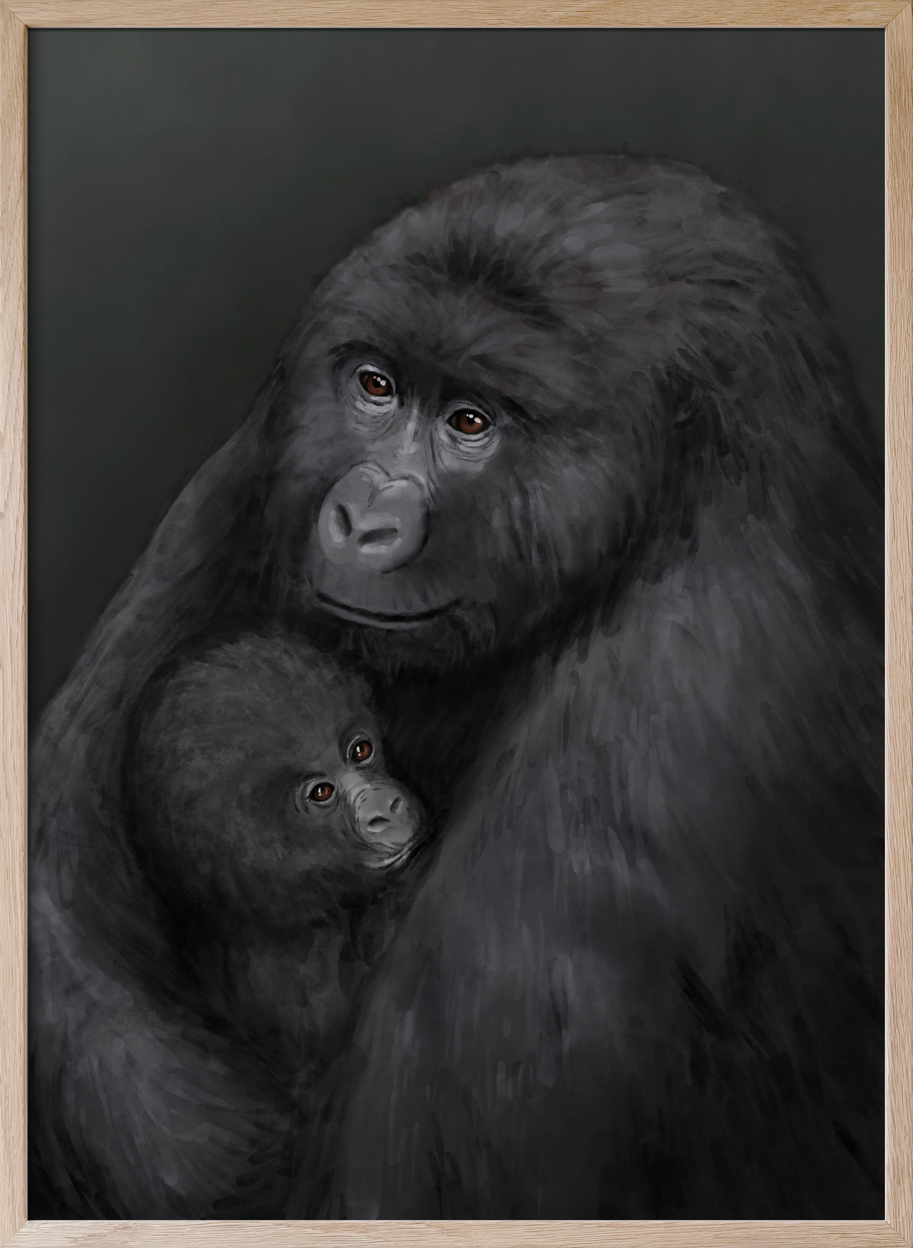 Kunskapstavlan® The Mountain Gorilla - Endangered Species WWF ...