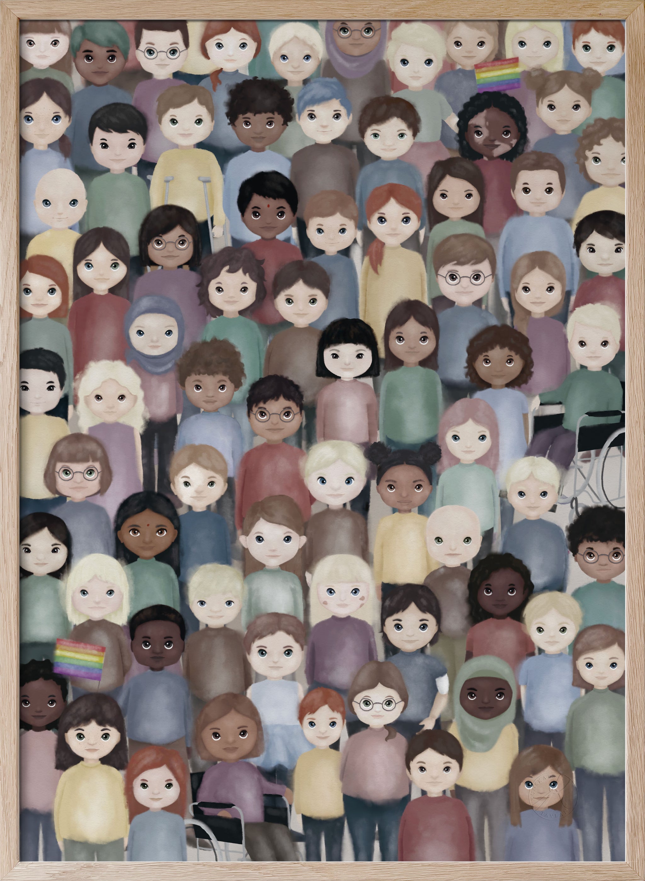 Kunskapstavlan® We Are All Different Poster - Celebrate Diversity ...