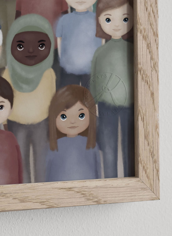 Kunskapstavlan® We Are All Different Poster - Celebrate Diversity ...