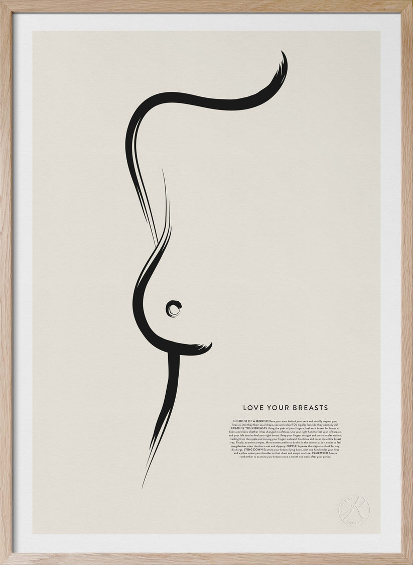 Love Your Breasts - Wall Art – Kunskapstavlan®