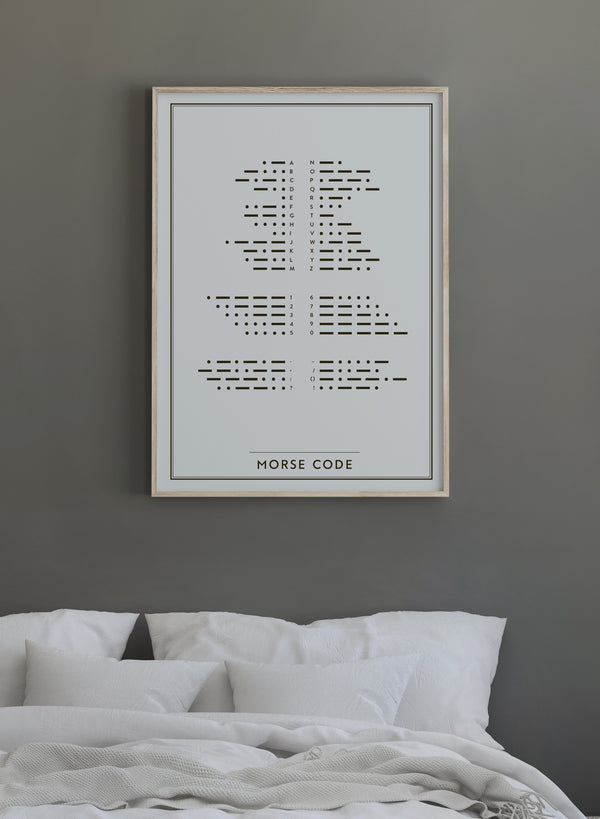 Morse Code - Wall Art – Kunskapstavlan®