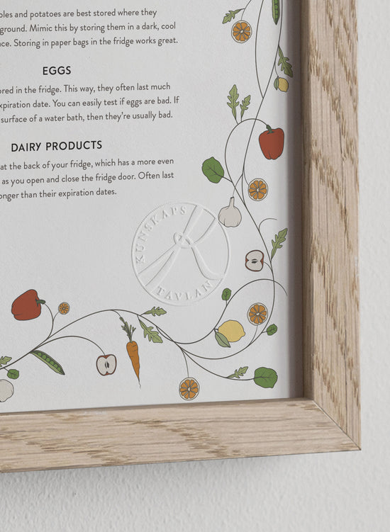 Kunskapstavlan® Save Food Poster - Smart Tips to Reduce Food Waste ...