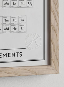 Kunskapstavlan® Periodic Table Poster - Educational Science Poster ...